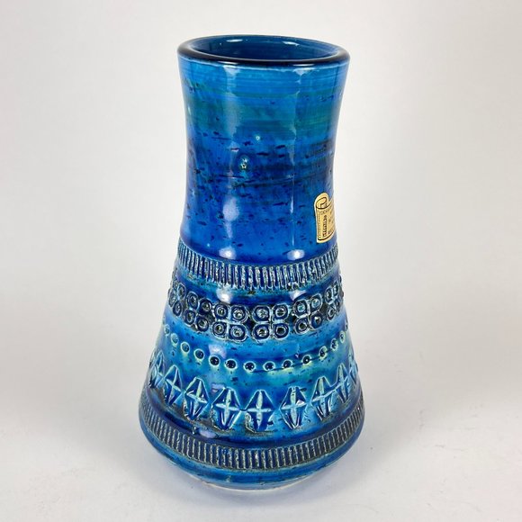 Bitossi | Accents | Bitossi Flavia Aldo Londi Rimini Blu Vase Ceramic ...
